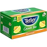 Tetley Green Tea, Lemon and Honey, 100 Tea Bags: Amazon.in: Grocery ...