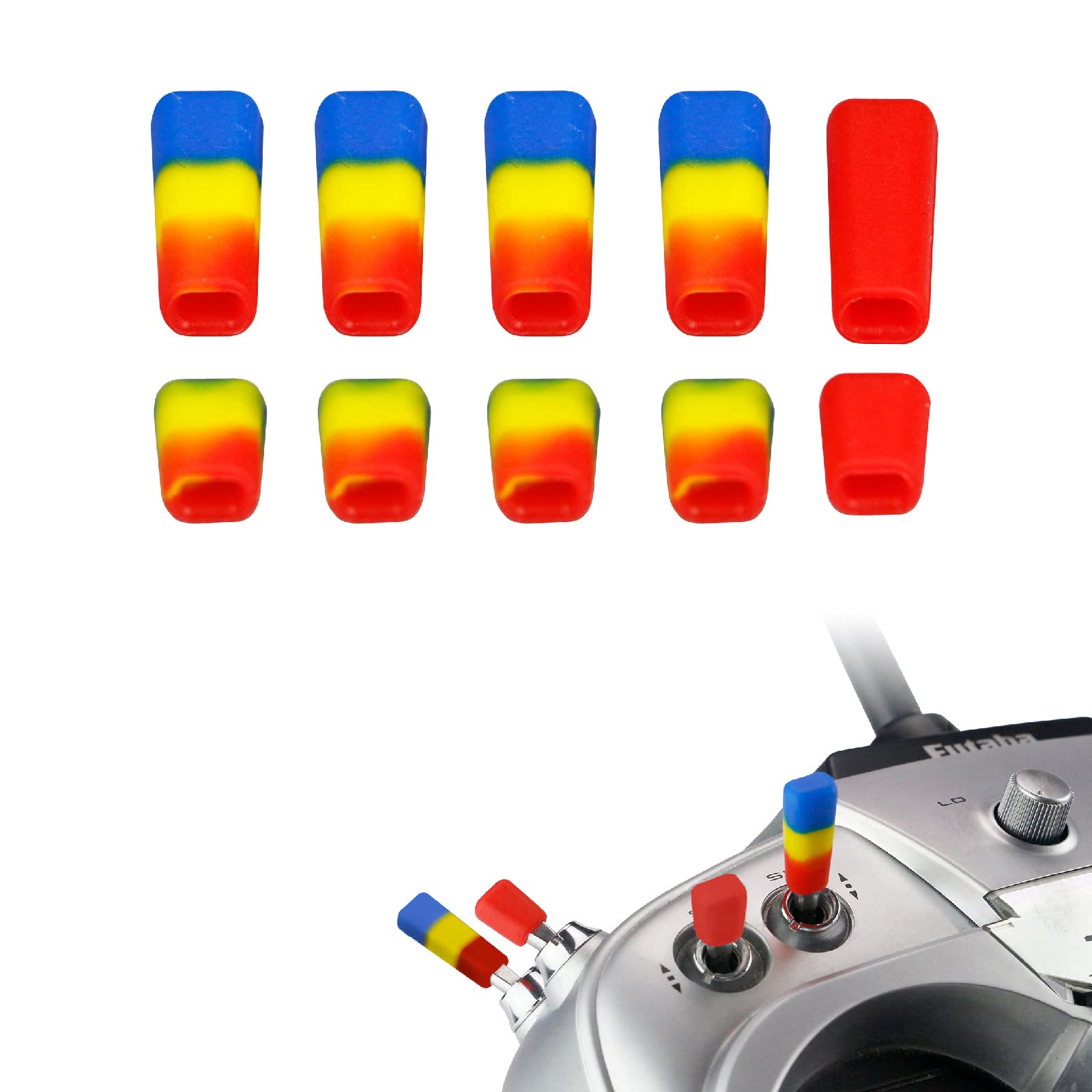 Mua RC Transmitter Switch Cover Non-Slip Toggle Switch Cap Compatible ...