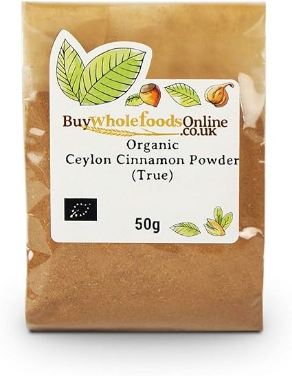 Organic Ceylon Cinnamon Powder (True) 50g (Buy Whole Foods Online Ltd ...