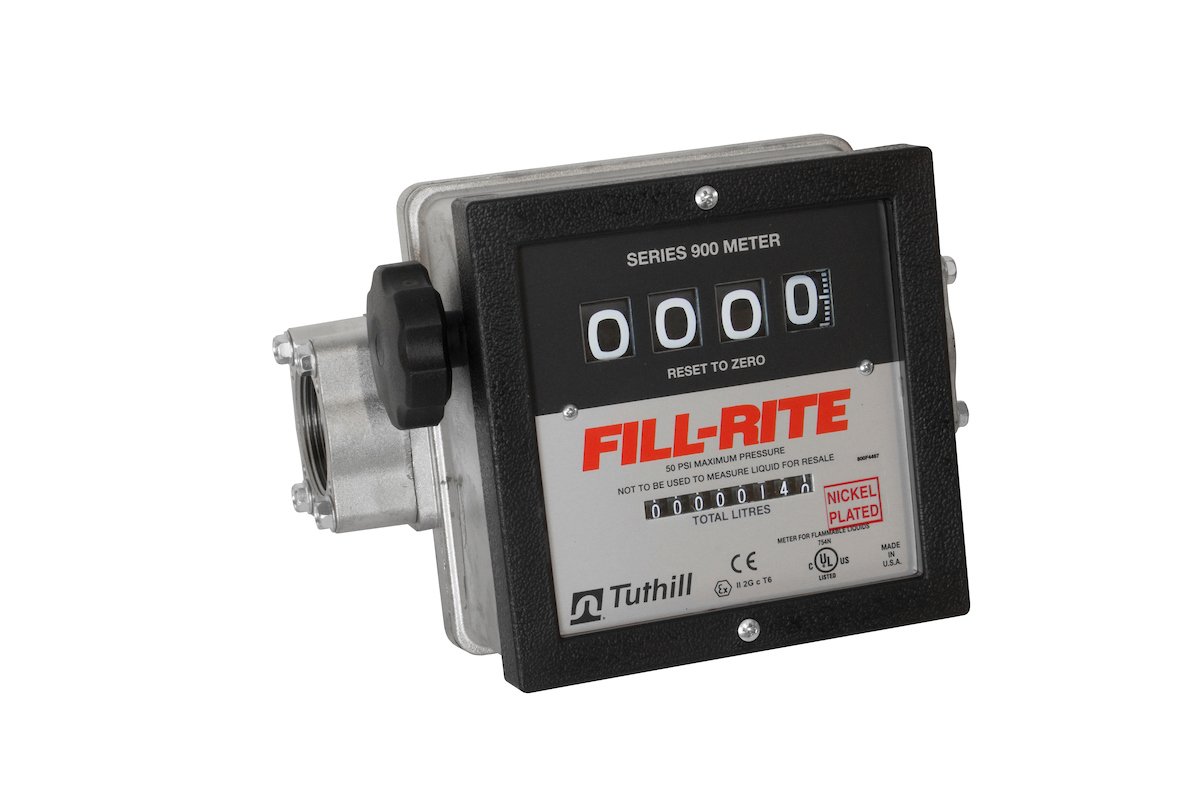 Fuel Transfer Liter Meter Fill-Rite 901CL 1 23-151 LPM 4 Wheel ...