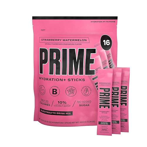 PRIME HYDRATION+ Sticks Strawberry Watermelon | Hydration Powder Single ...