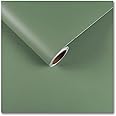 CRE8TIVE Thick Green Peel and Stick Wallpaper 24"x354" Large Size Green ...