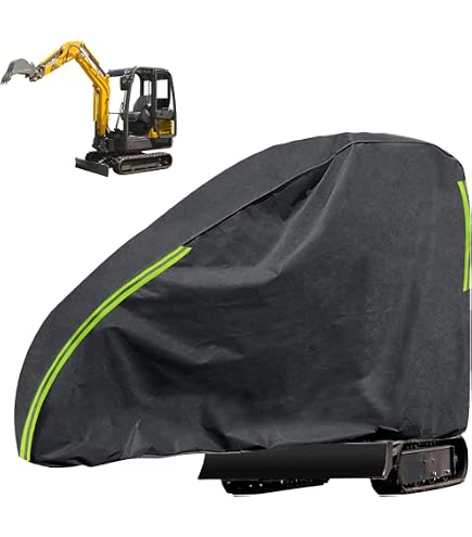 EVA Film Clear Visibility Cover Heavy-Duty Mini Excavator Cover – All ...