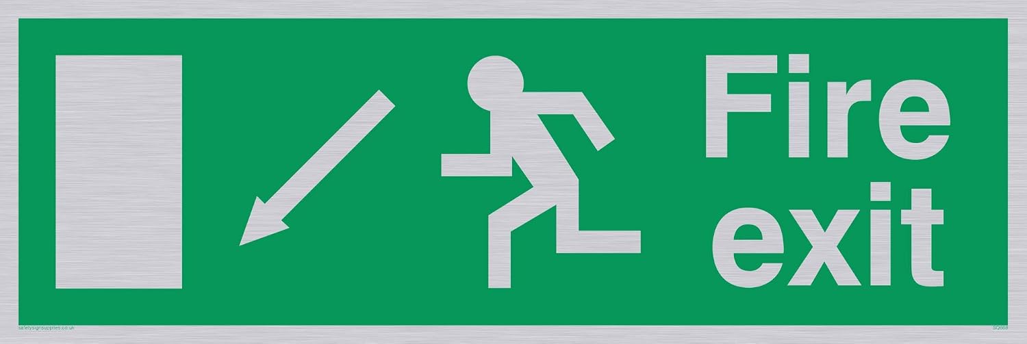 Fire Exit – Safety Sign – BigaMart