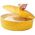 Amazon.com: Ceramic Tortilla Holder with Lid, 8.8 inch Tortilla Warmer ...