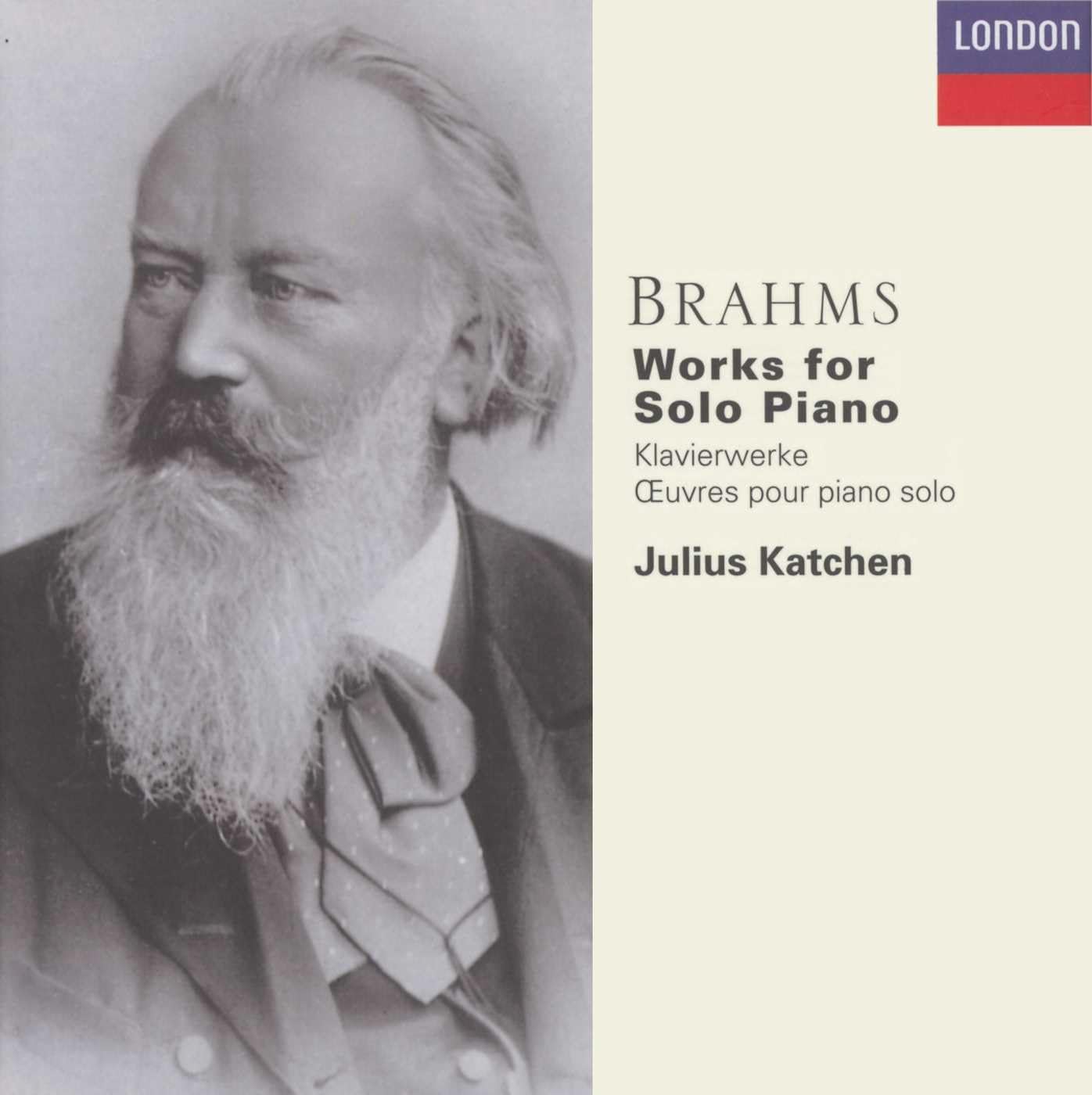 Brahms: Works for Solo Piano - Brahms, Johannes, Katchen, Julius, Marty ...