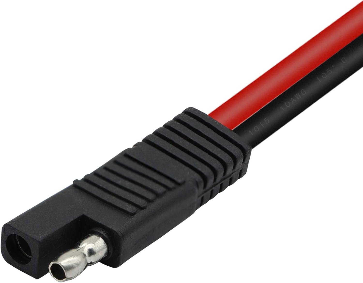30cm SAE Connector Cable.10AWG SAE 2 Pin Single Plug Quick Connector ...