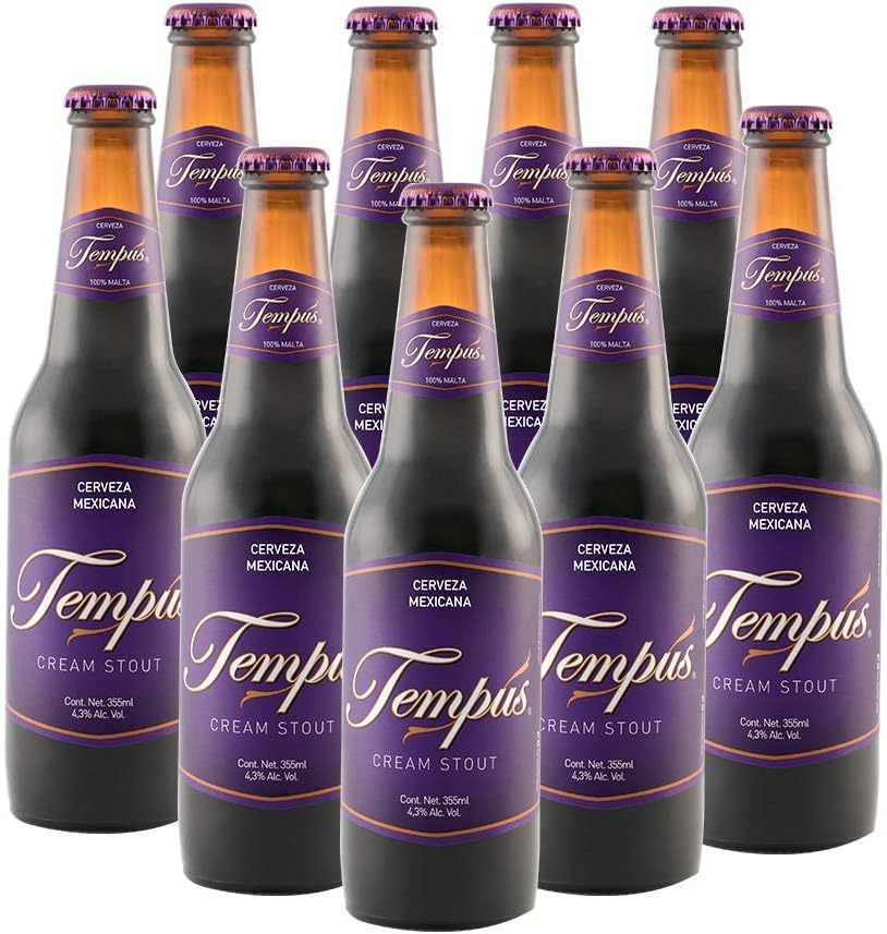 Cerveza Artesanal Tempus Cream Stout 24 Pack Botella 355 Ml: Amazon.com ...