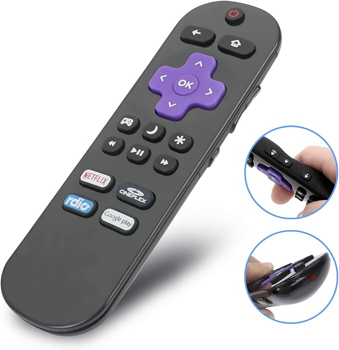 Amazon.com: New Replace Remote Control for Insignia Roku TV LC-43LB371C ...