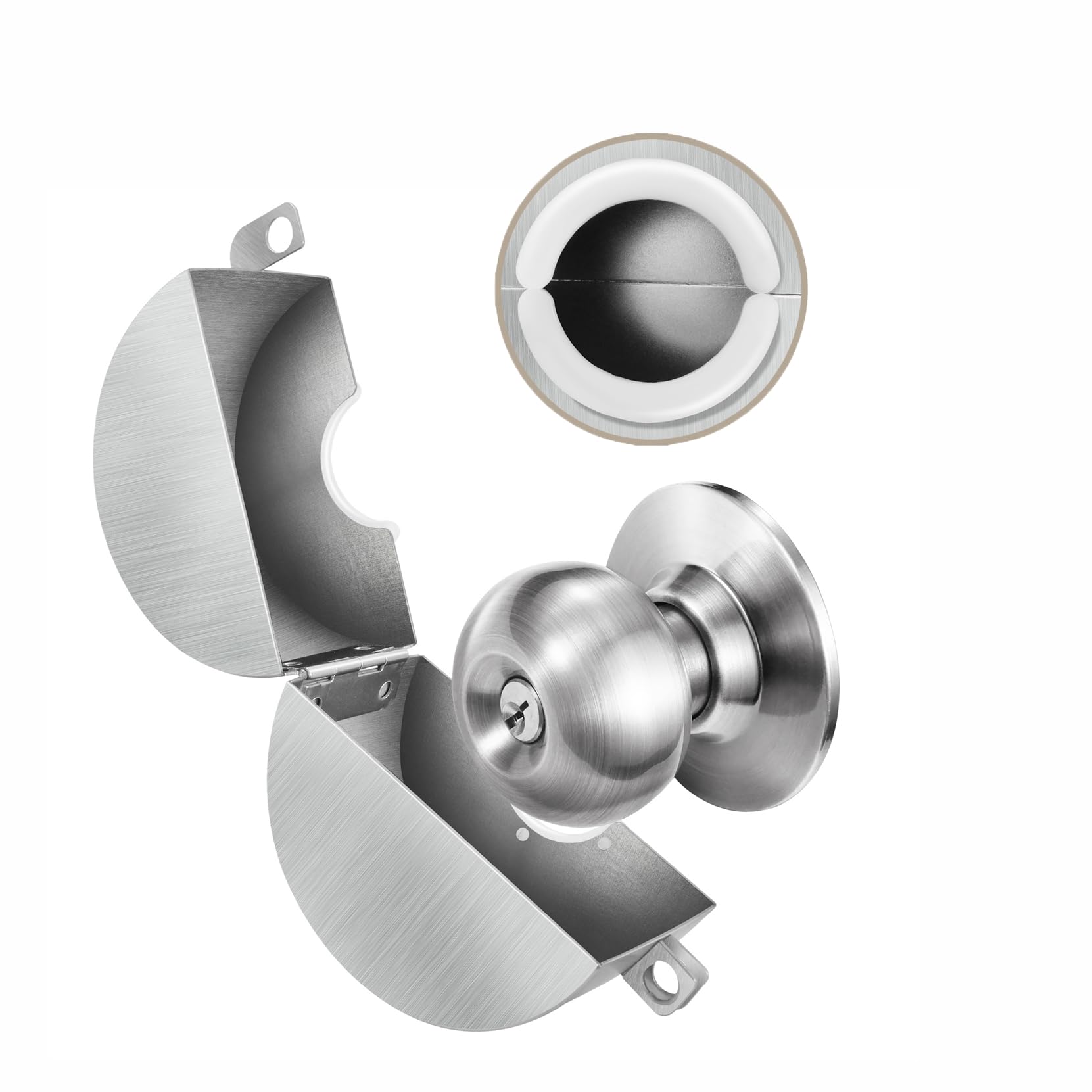 Door Knobs Lock Out Device, Doors Knob Cover, Temporary Lock Childproof ...