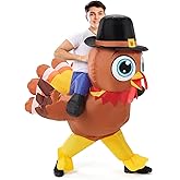 Amazon.com: Adult Inflatable Roasted Turkey Costume, Funny Holiday Blow ...