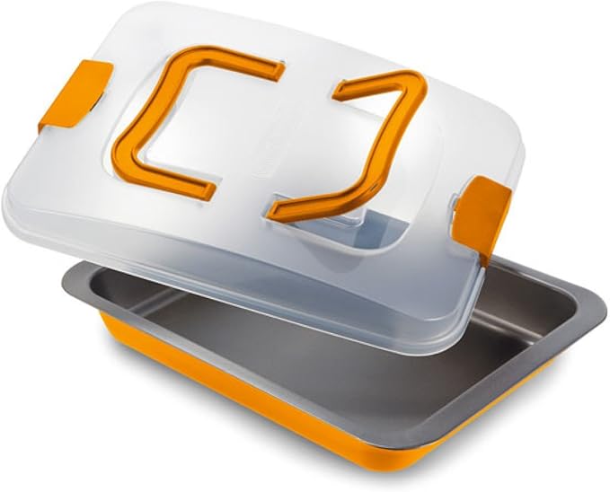 Guardini bakeway Baking Backform mit Deckel zu in orange – Die 24 cm x ...