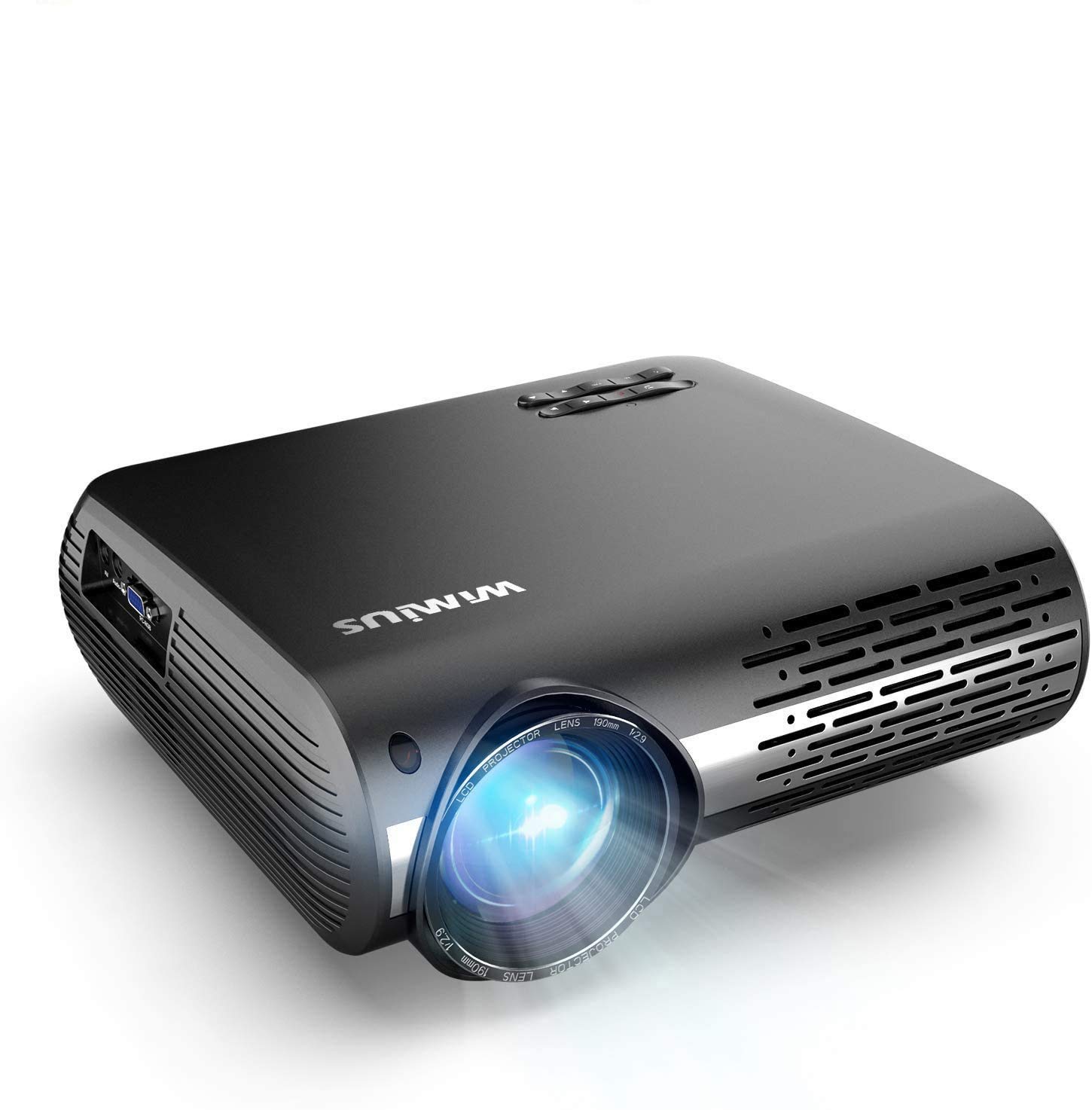 WiMiUS Projector 1080P,7000 Video Projector HD 1080P with Native ...