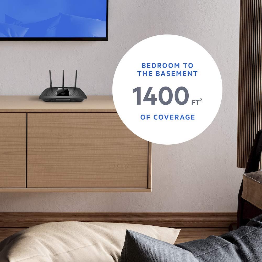 Linksys Max-Stream AC1750 MU-MIMO Dual-Band WiFi Router for Home (Fast ...