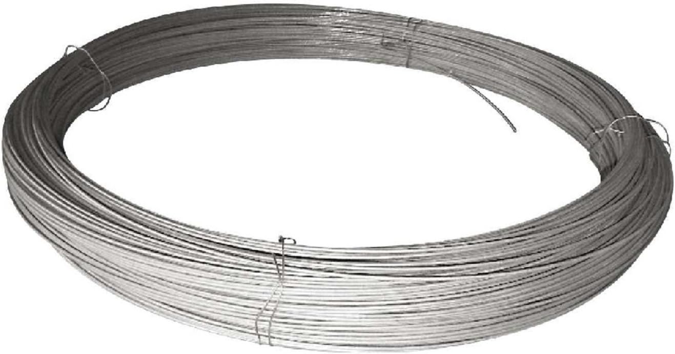 Straining Line Wire 2.5mm x 100m Roll Tensioning Galvanised Steel Metal ...