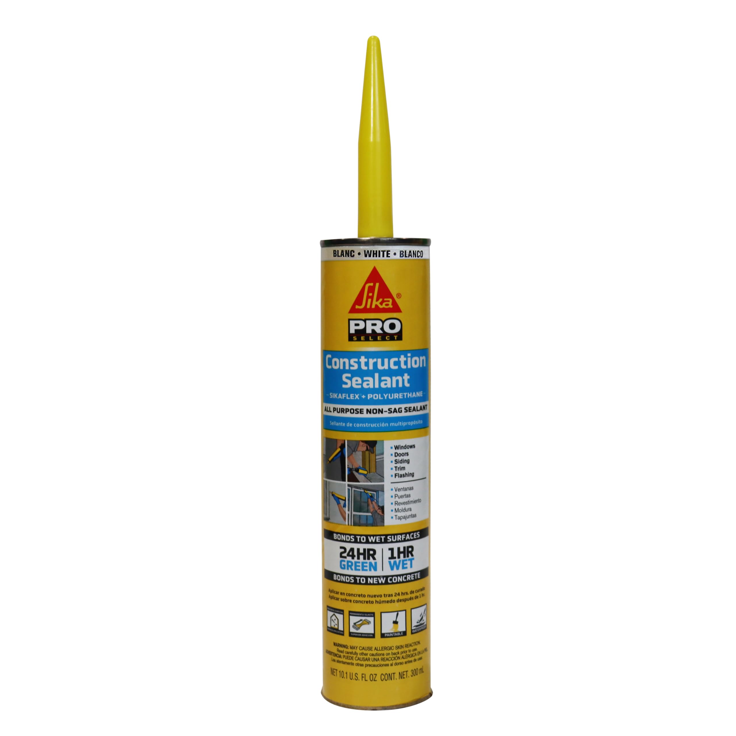 SIKA Sikaflex Construction Sealant - White, All-Purpose Polyurethane ...