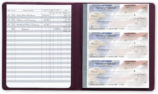 Amazon.com : CheckSimple Secretary Deskbook Check Register 30 Entries ...