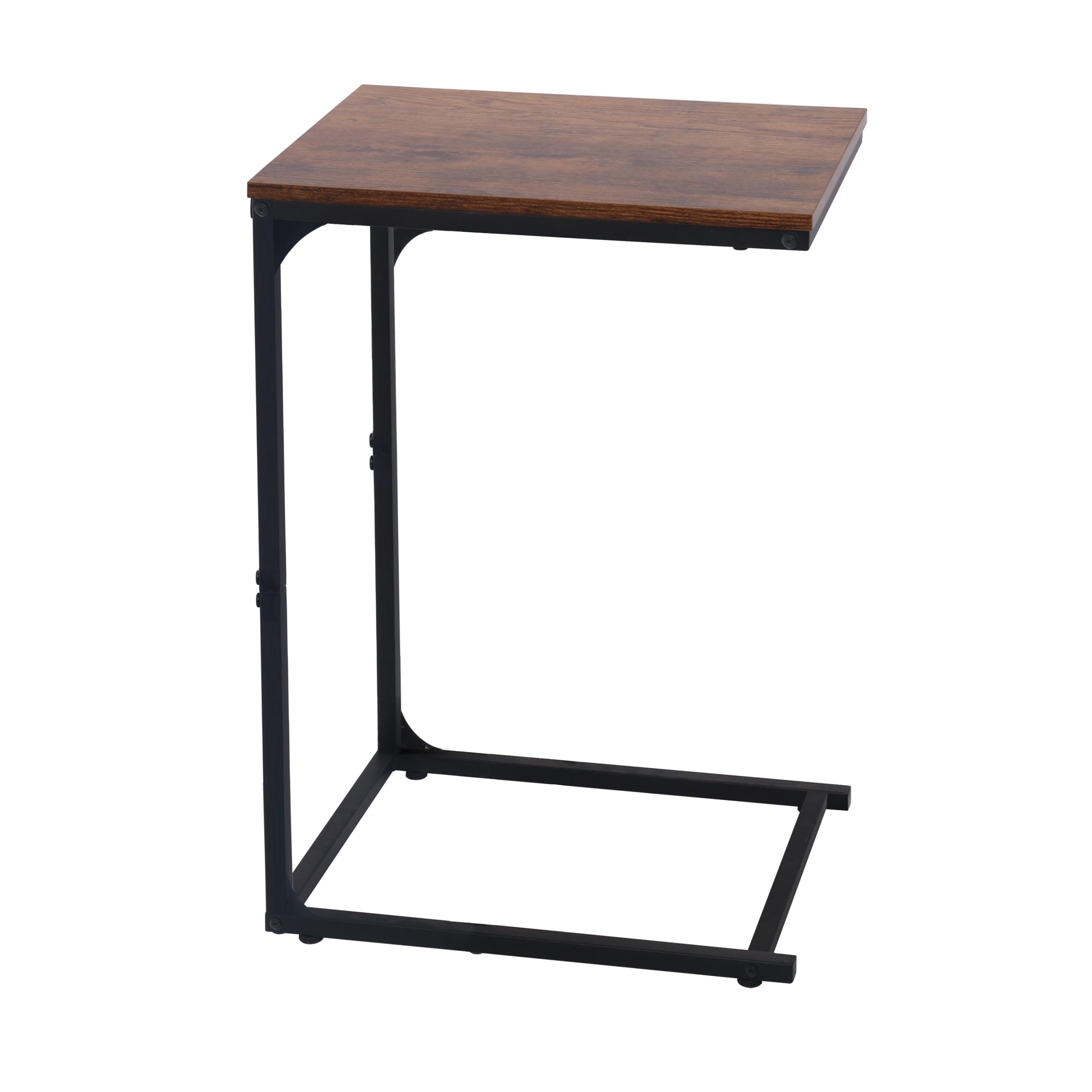 LOFTEY C Shaped End Table, Slide Under Couch Table, End Table for ...