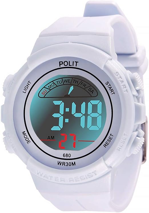 LED Digital Sport Wrist Watch for Teens Multiple Colors Waterproof ...