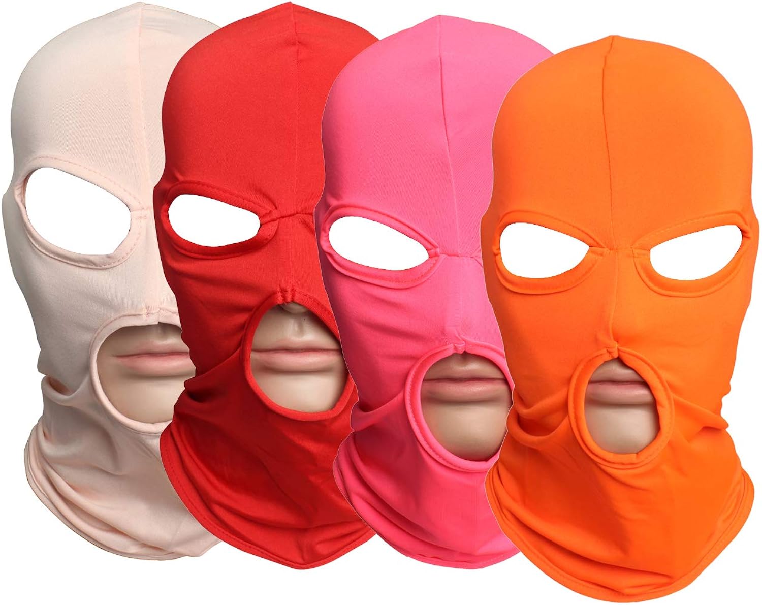 Pack of 4 Ski Mask Sunscreen Motorcycle Helmet Outdoor Cycling ...