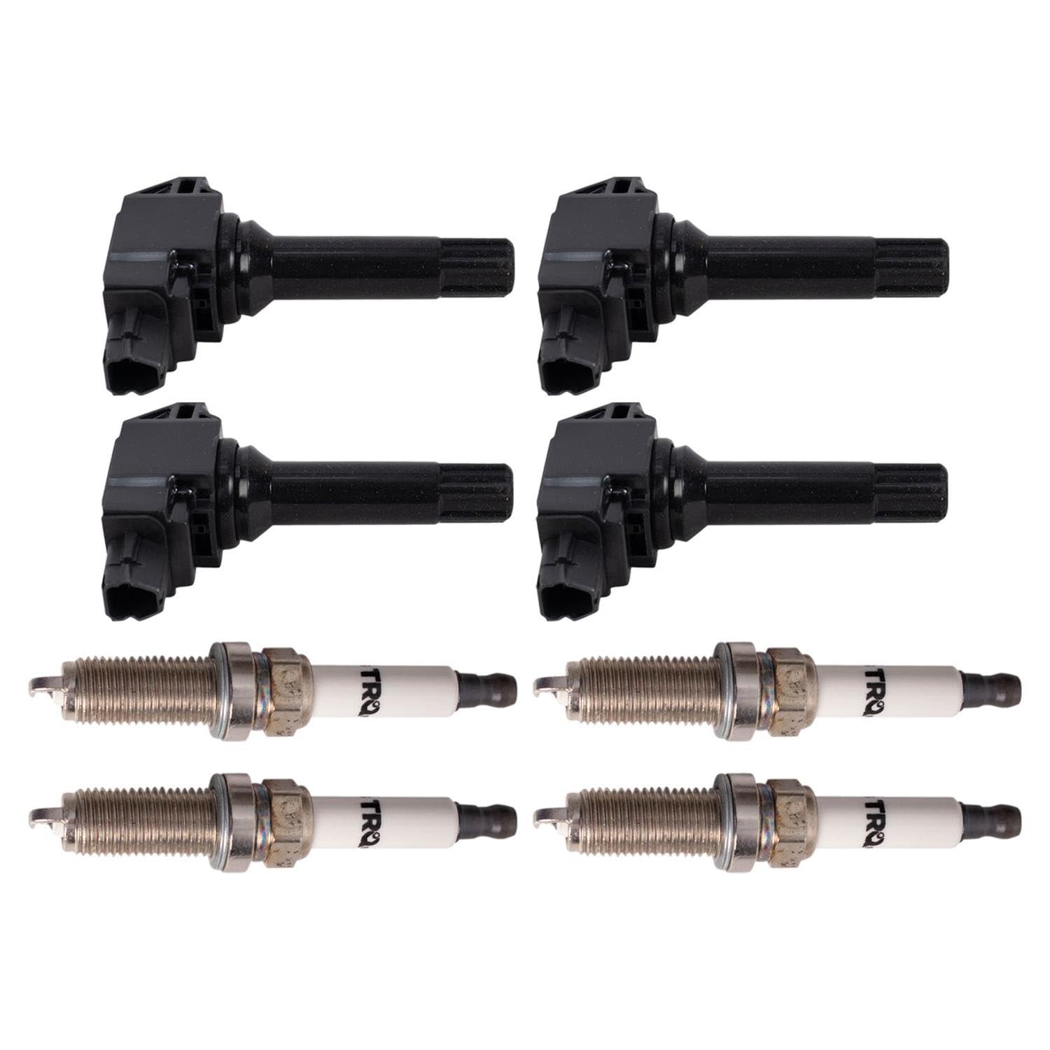 TRQ Ignition Kit Ignition Coil Spark Plugs Compatible with 2016-2017 ...