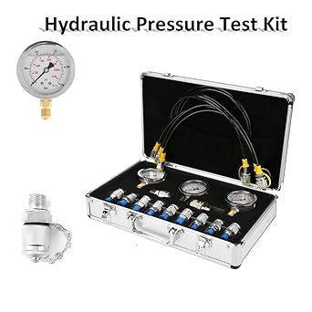 Hydraulic Pressure Test Kit,Excavator Test,with Testing Point Coupling ...