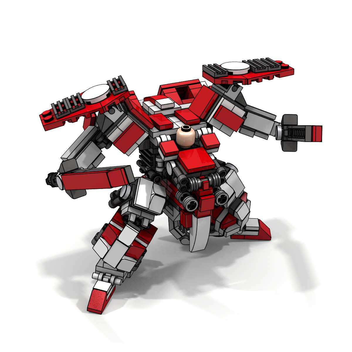 Buy LionMoc 'Walking War Squadron' Two-Legged Combat Robot Mecha ...