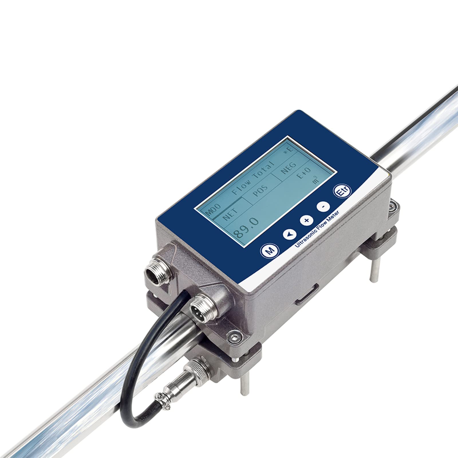 Mua Ultrasonic Flow Meter Clamp On Digital Water Flow Meter Pipe Flow ...