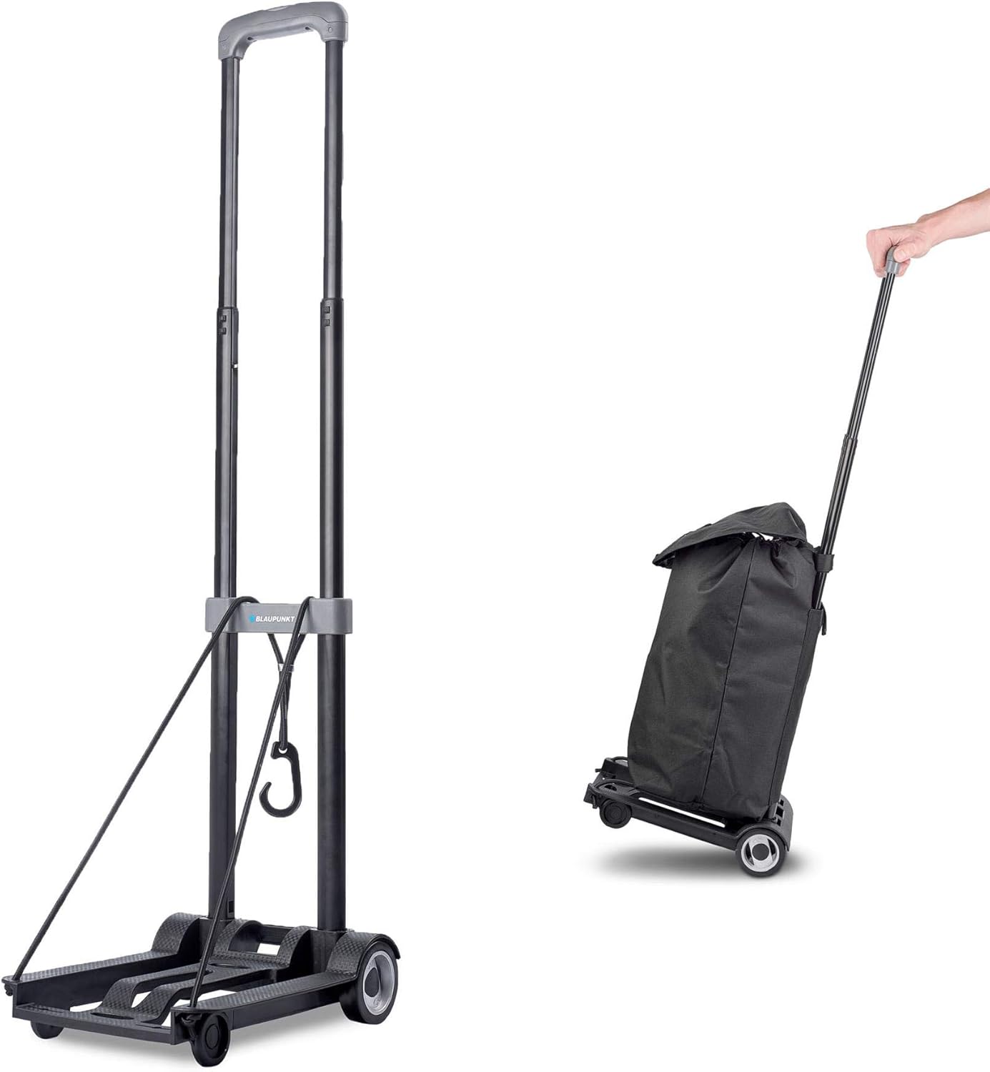 Blaupunkt Folding Parcel Trolley PT1000-40KG Capacity – Lightweight ...