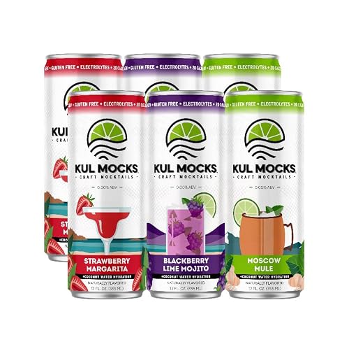 KUL MOCKS Non-Alcoholic Mocktails | Includes Strawberry Margarita ...