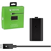 Amazon.com: Microsoft Official Xbox One Play and Charge Kit (Xbox One ...