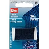 Prym Elastic Sewing Thread 0.5 mm Black: Amazon.co.uk: Kitchen & Home
