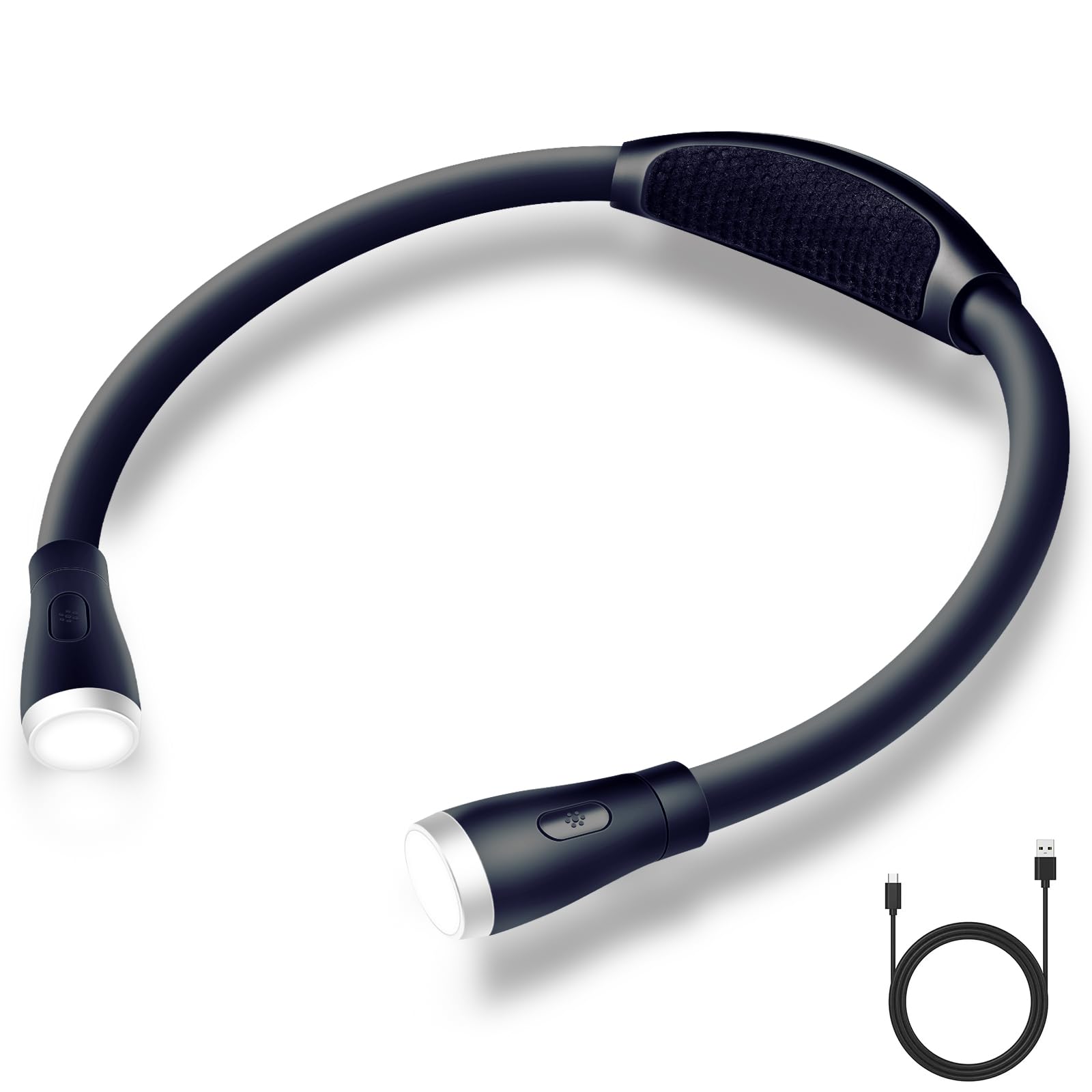 LED Neck Light for Reading, 9 Modes, USB Rechargeable, Reading Light ...