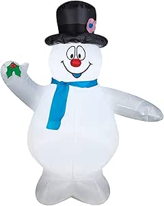 Amazon.com: Frosty The Snowman Christmas Inflatable 5 By Gemmy : Patio ...