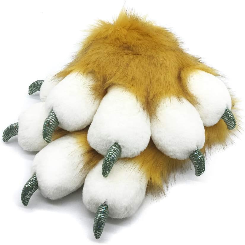 Furryvalley Fursuit Paws Guantes Mullidos Patas Imitadas Animales Furry ...
