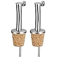 Amazon.com: uxcell Stainless Steel Bottle Pourers, 2Pcs Auto Flip Olive ...