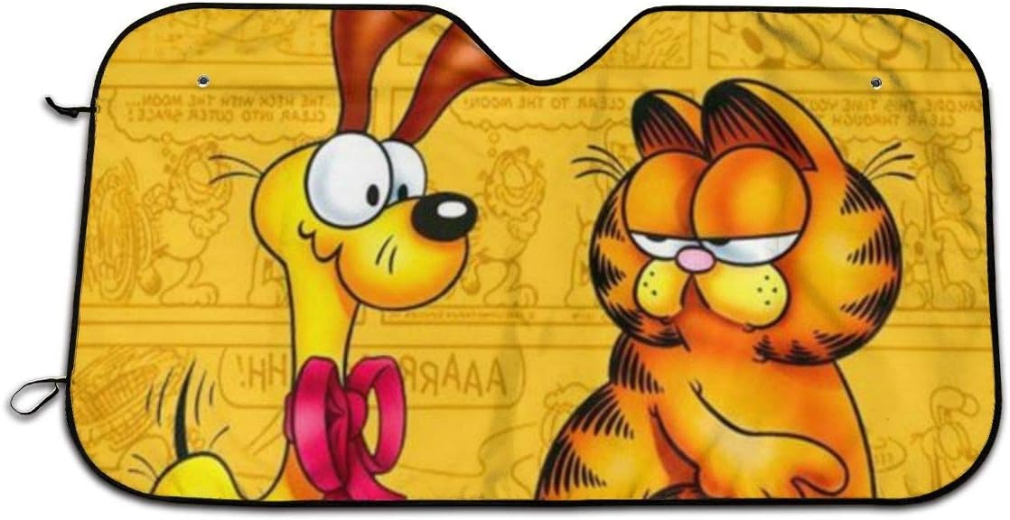 Amazon.com: Windshield Sun Shade Garfield and Friends Car Window Shade ...