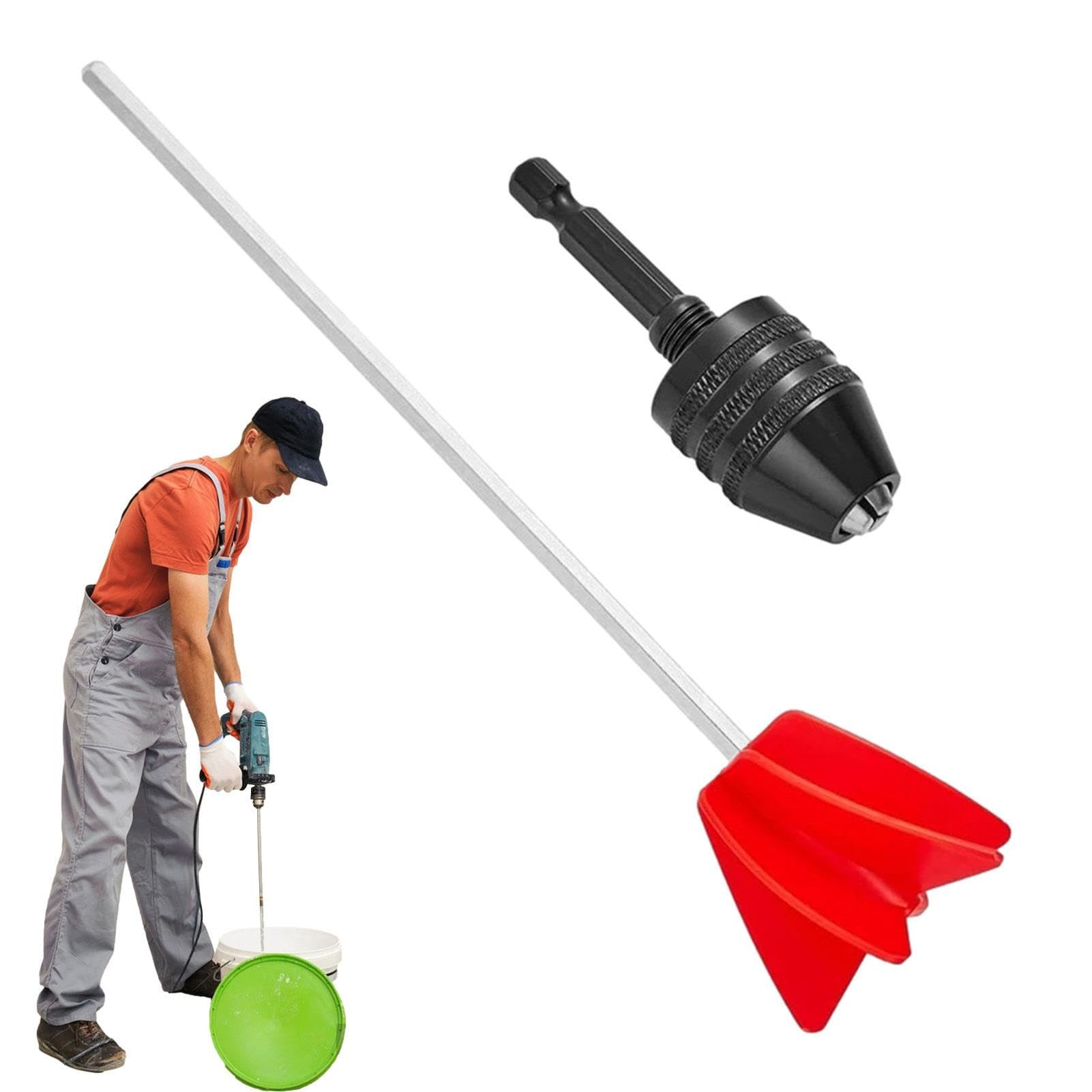 Mua Drywall Mud Mixer | Metal 5 Leaves Paddle Mixer High Speed Power ...