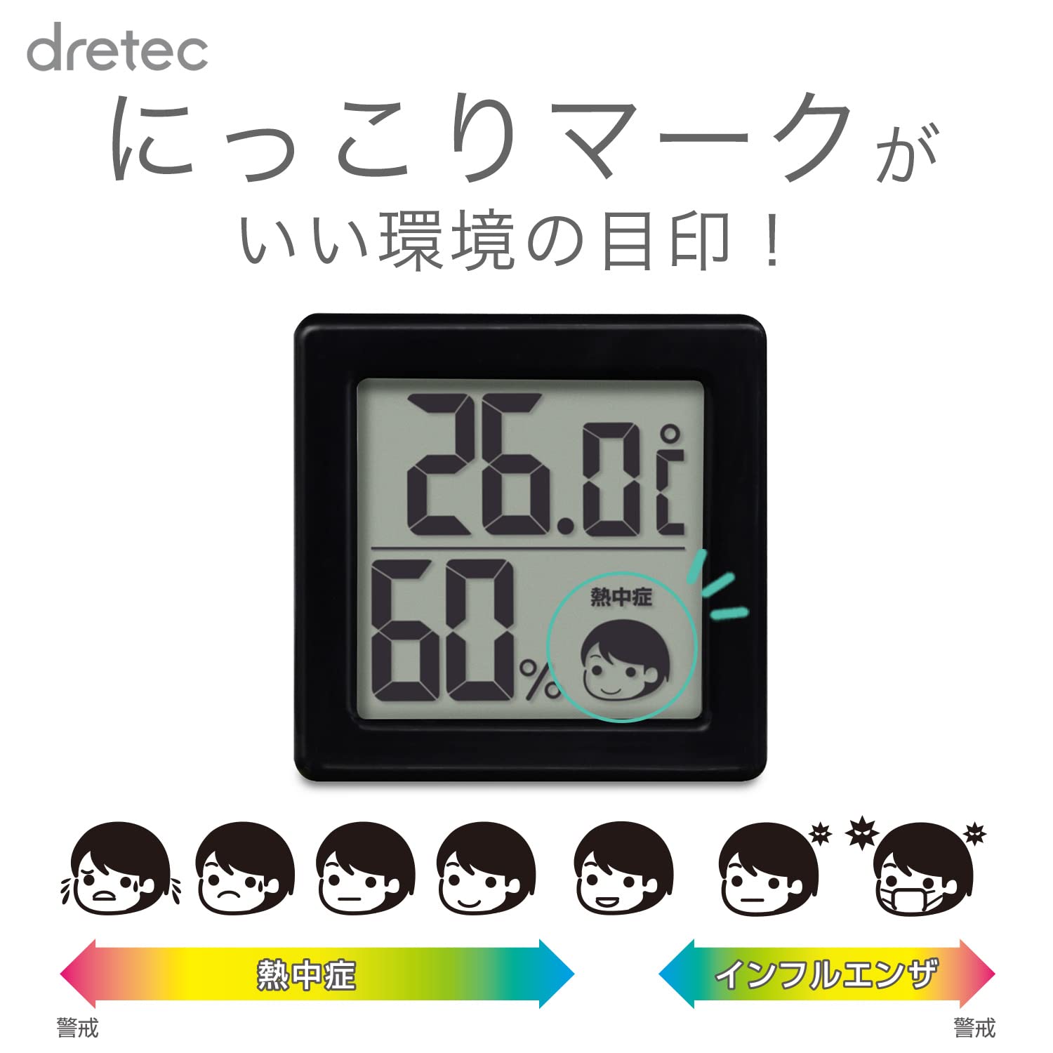 Mua DRETEC [Check the Degree of Your Fever/Flu with the Face Symbol ...
