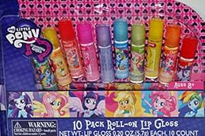 Amazon.com : My Little Pony Equestria Girls 10 Pack Roll-On Lip Gloss ...
