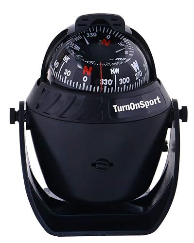 Boat Compass Dash Mount Flush - Boating Compass Dashboard Suction ...