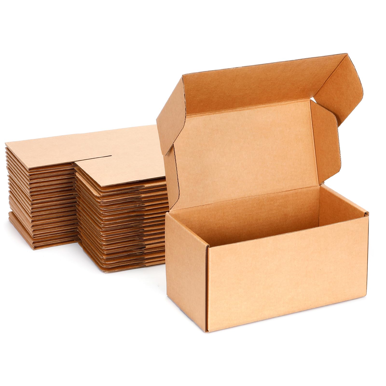 Mua DUZCLI Small Shipping Boxes 8x4x4 Inches - Kraft Brown Corrugated ...