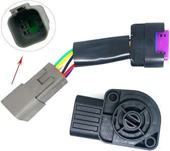 Amazon.com: Throttle Position Sensor TPS Sensor w/Adapter Fits for 1998 ...