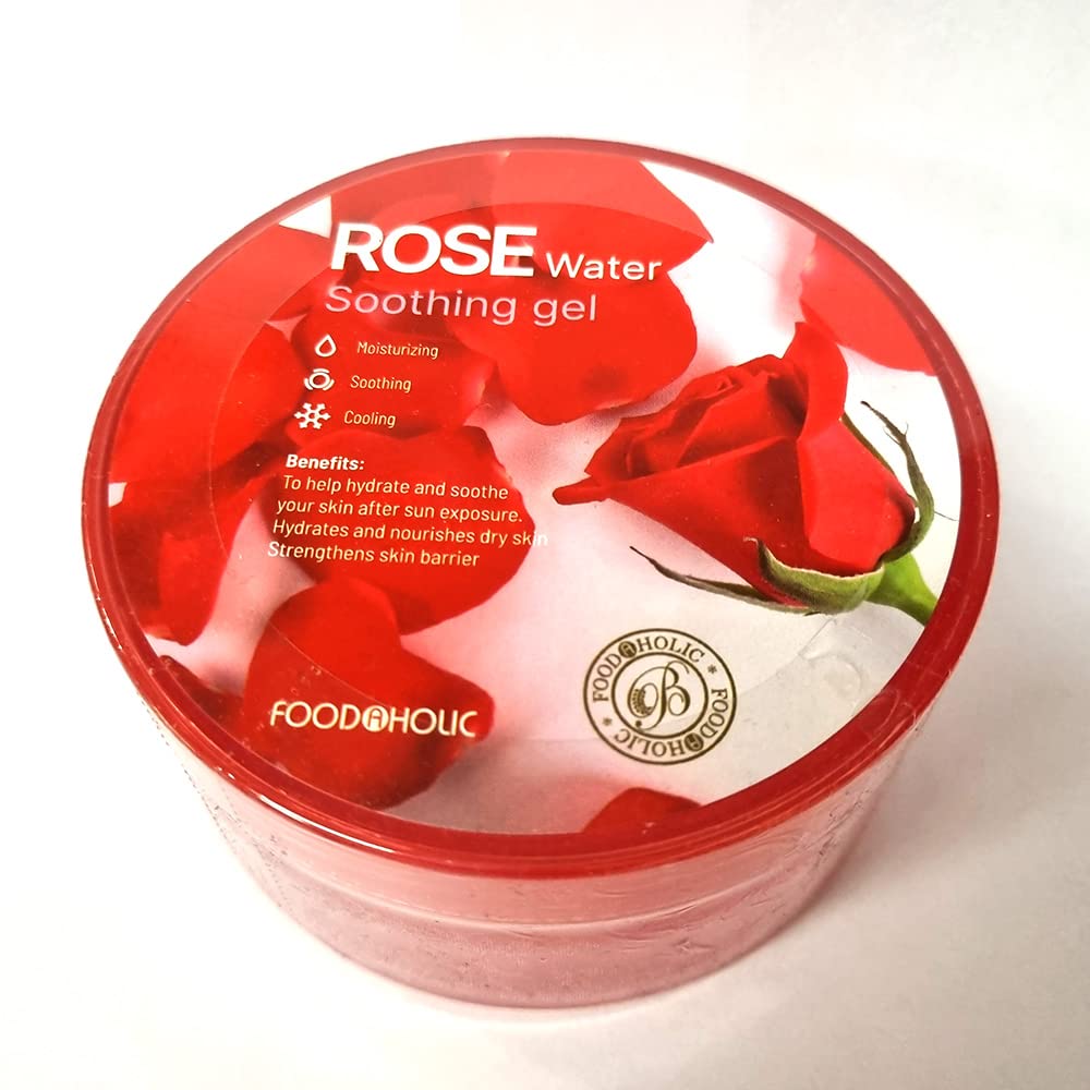 Mua FOOD A HOLIC Rose Water Soothing Gel, 10.8 fl oz (300 ml), Rose ...
