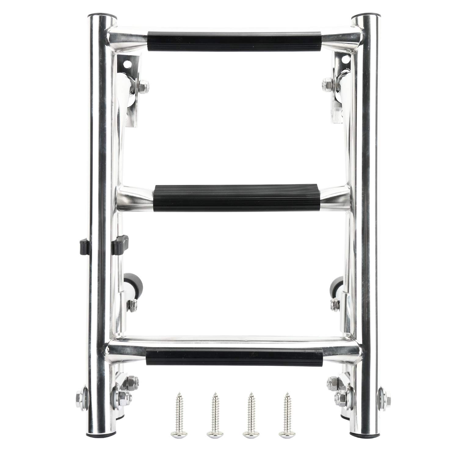 Ladders 300-lbs Mounting Screws are Included DasMarine 3 Step Folding ...