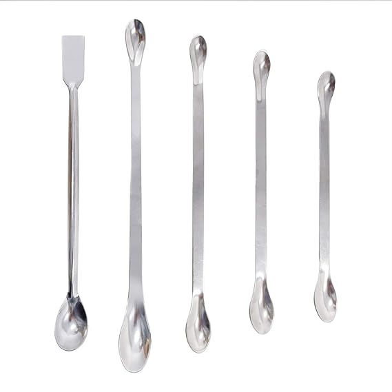Corrines 5PCS Stainless Steel Lab Spoon Lab Scoop Lab Spatulas ...