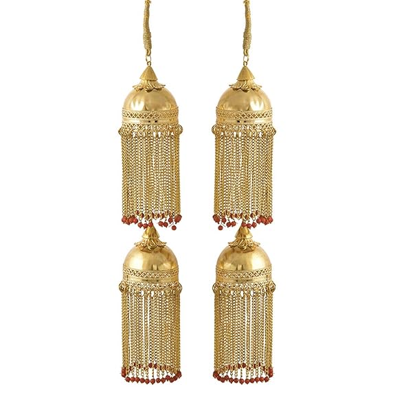 Buy CHOTTEY LAL AND SONS Brass Traditional Punjabi Golden kalere ...