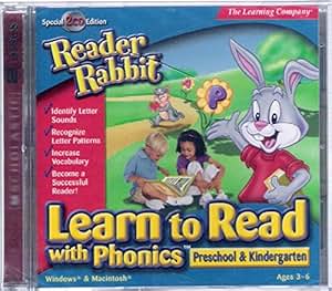 Reader Rabbit Learn to Read with Phonics Preschool & Kindergarten ...