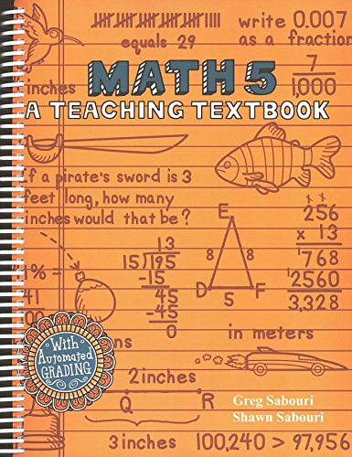 Teaching Text Books Math 5 Work Book And The Answer Keys.