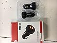 Amazon.com: Trianium Car Charger 24W 4.8A Dual USB Phone Charger (2 ...